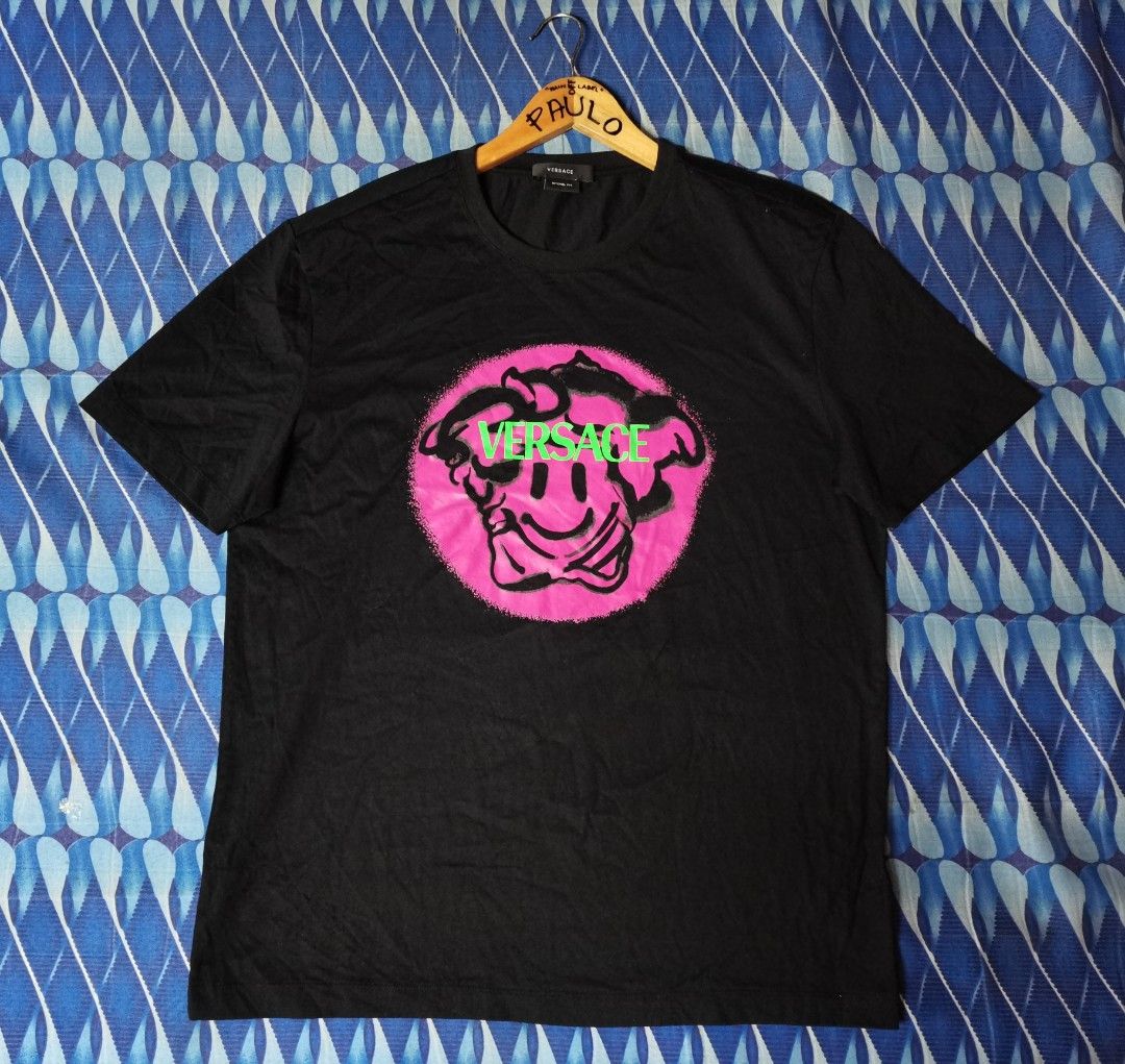 Versace medusa smiley logo on Carousell