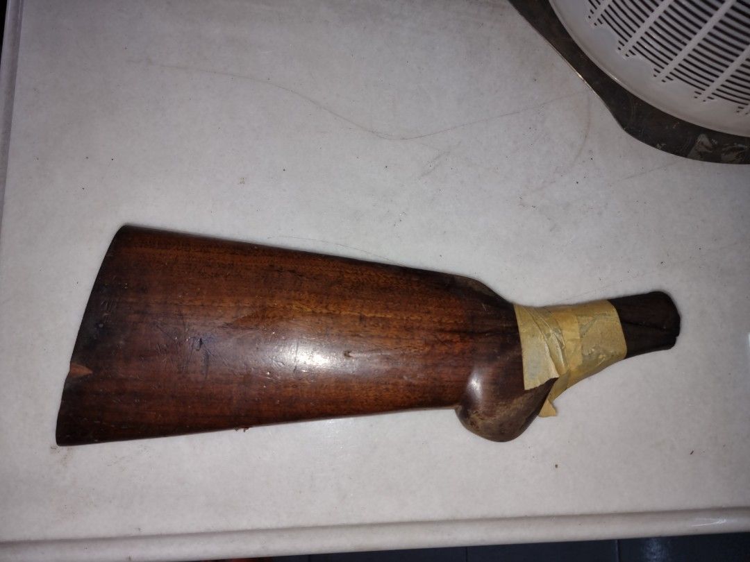 Vintage Kayu Lama Senapang Patah rare Display Hiasan, Hobbies & Toys ...