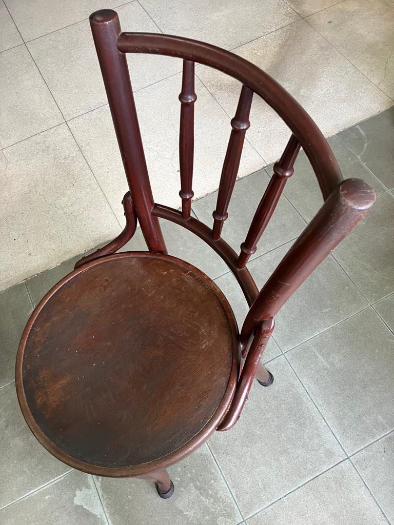 Vintage kopitiam chairs, Furniture & Home Living, Furniture, Chairs on ...