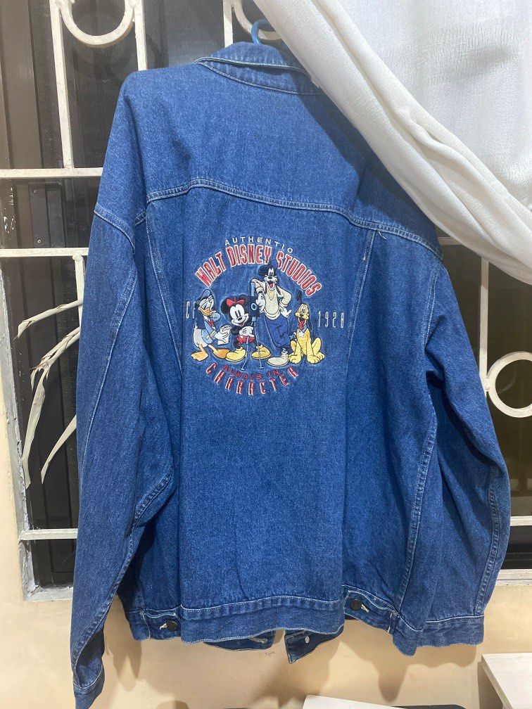 Vintage Walt Disney Denim Jacket, Men's Fashion, Coats, Jackets and ...