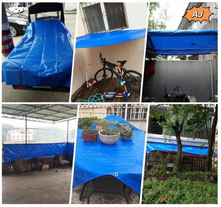 water proof sakoline blue sack trapal for outdoor on Carousell
