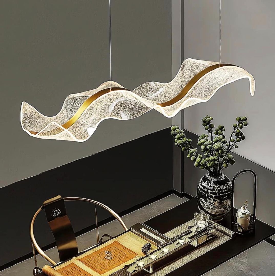 Wave Led Strip Chandelier on Carousell