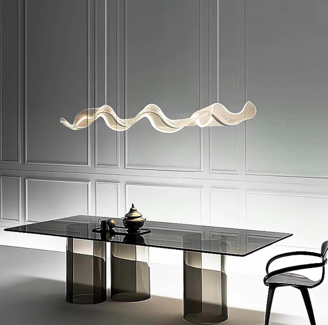 Wave Led Strip Chandelier on Carousell