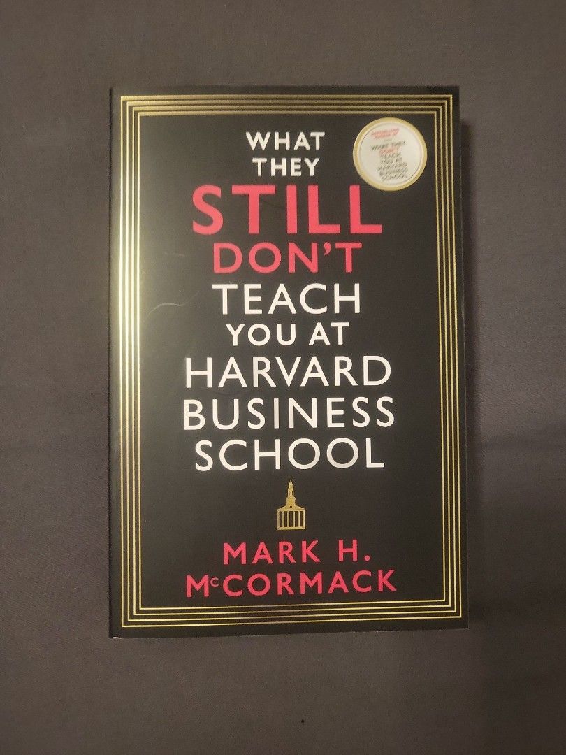 What they still don't teach you at harvard business school, Hobbies & Toys, Books & Magazines ...