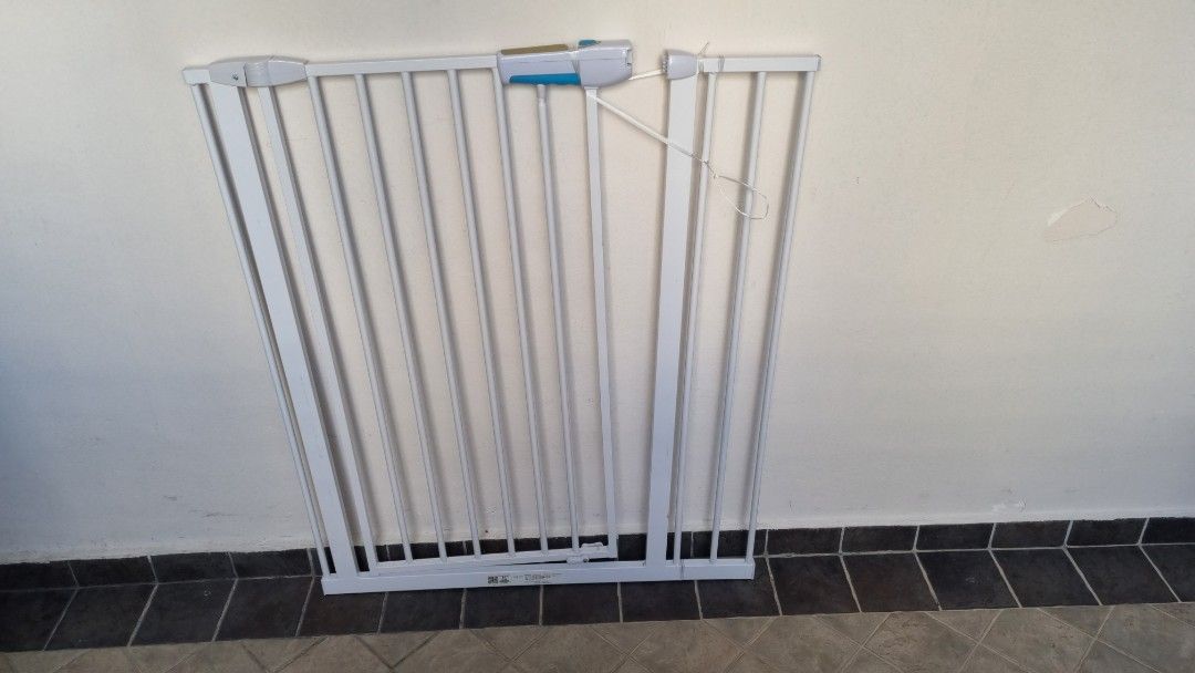 White Safety Gate Barrier, Babies & Kids, Baby Nursery & Kids Furniture ...