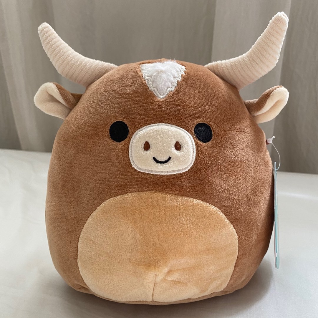 Wilfred the Highland Cow 7" Squishmallow, Hobbies & Toys, Toys & Games ...