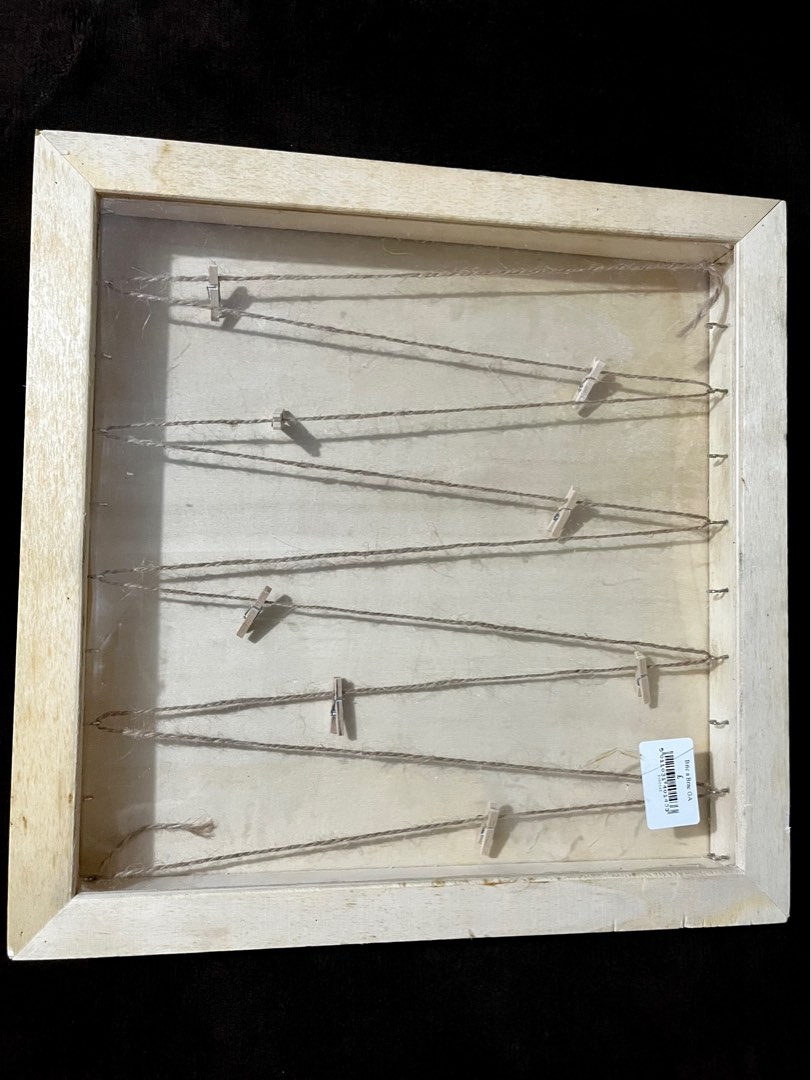 Wooden frame with peg, Furniture & Home Living, Home Decor, Frames ...