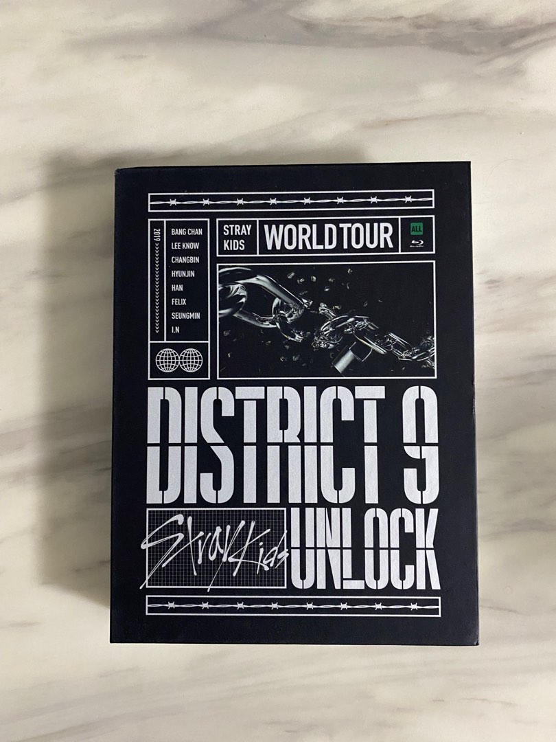 wts stray kids skz world tour district 9: unlock in seoul blu ray ...
