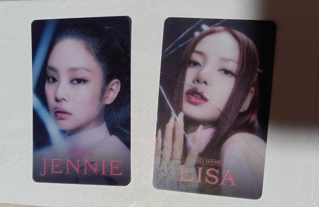 WTS WTT Blackpink Photocard JENNIE LISA Kpopmerch transparent ...