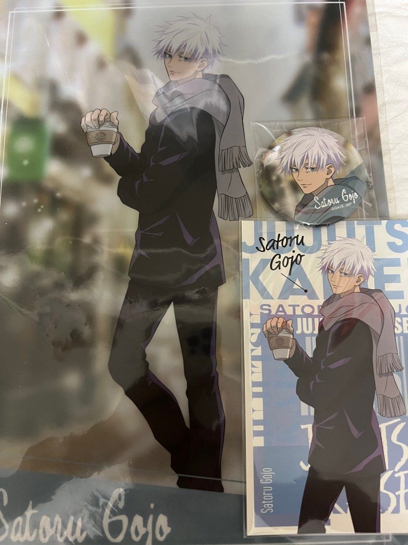 (WTS)Jujutsu Kaisen JJK WINTER GOJO BADGES AND FILE, Hobbies & Toys ...