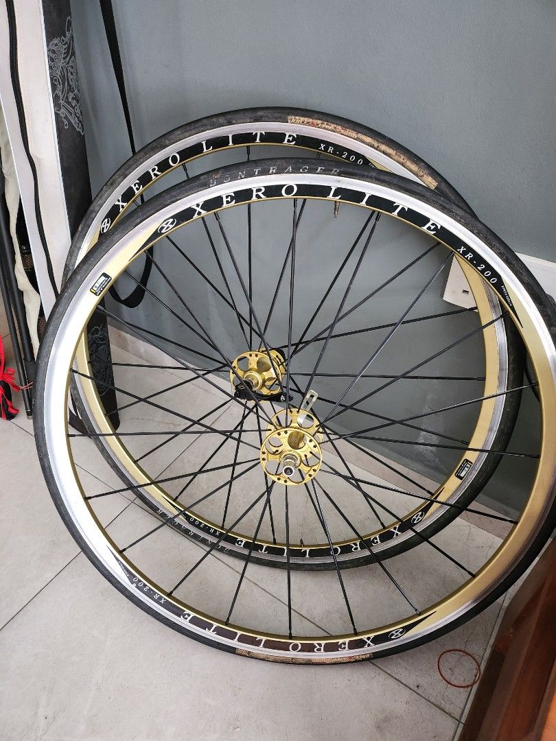 Xero Lite 622x14 alu rims (Aero spokes), Sports Equipment, Bicycles ...