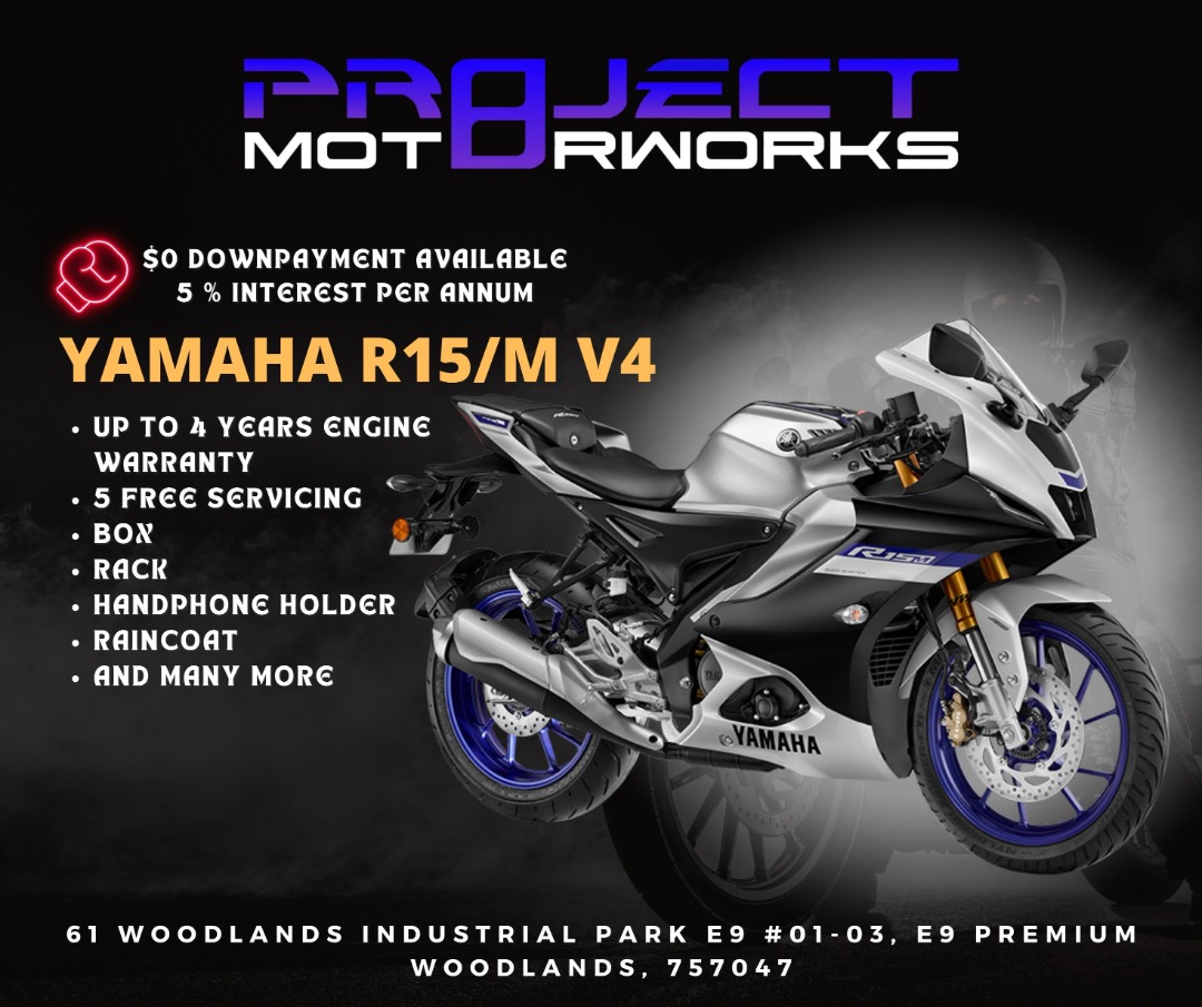 YAMAHA R15/M V4, Motorcycles, Motorcycles for Sale, Class 2B on Carousell