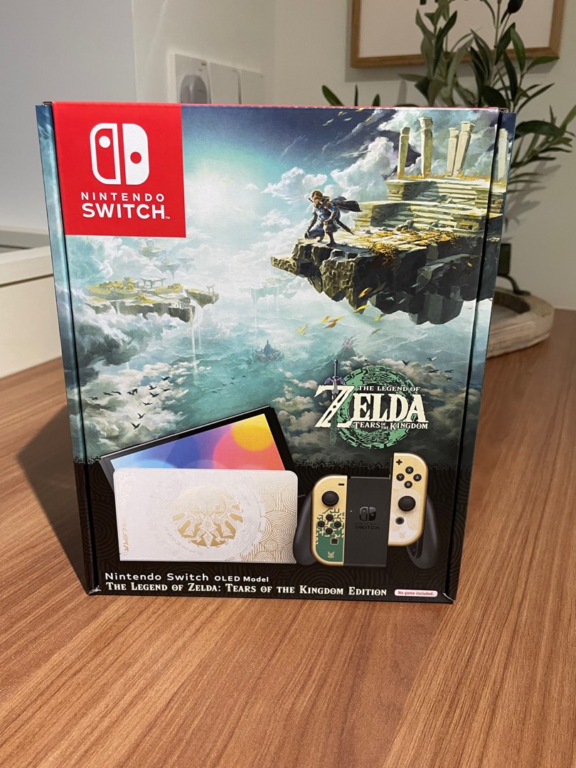 Zelda Nintendo Switch OLED, Video Gaming, Video Game Consoles, Nintendo ...