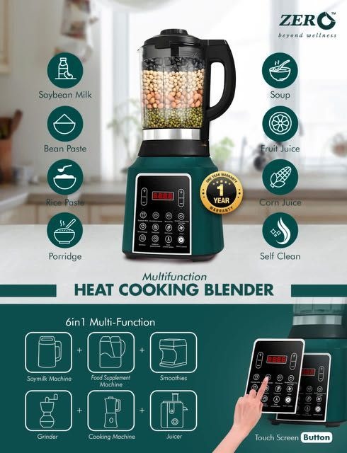 Zero Heat Cooking Blender, TV & Home Appliances, Kitchen Appliances, Juicers, Blenders ...