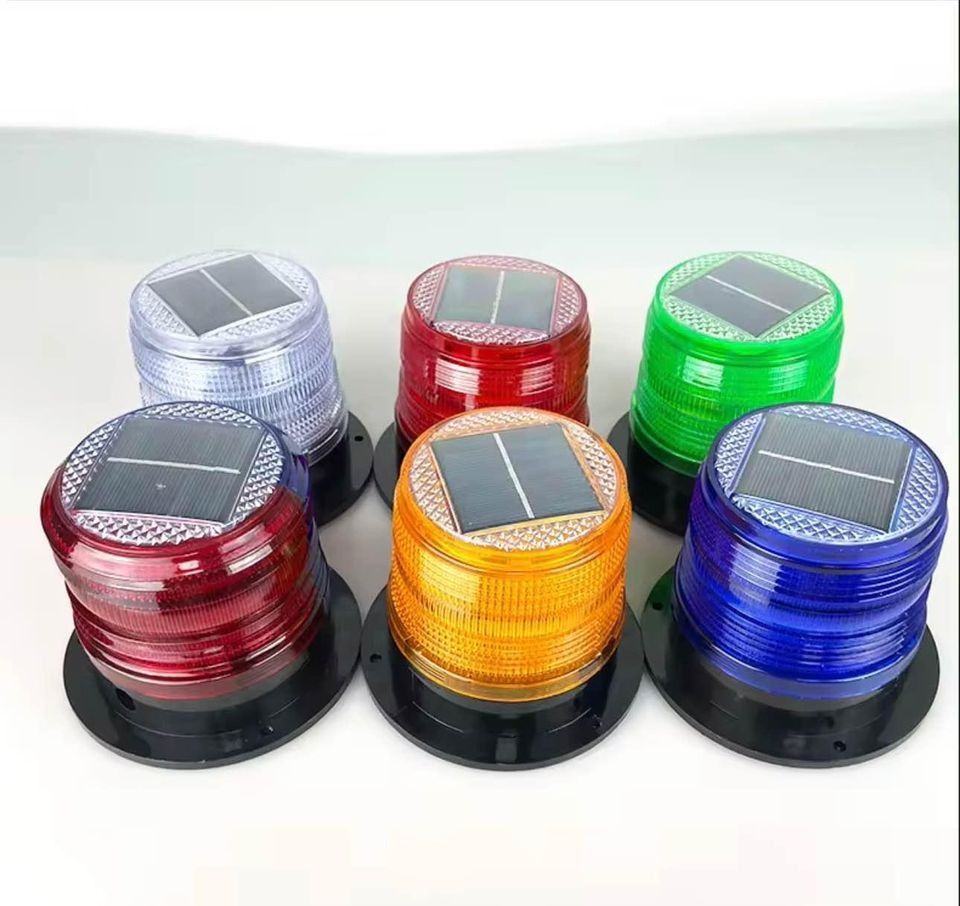 030 Beacon Light Solar Powered Flash Warning Light, Furniture & Home Living, Lighting & Fans ...