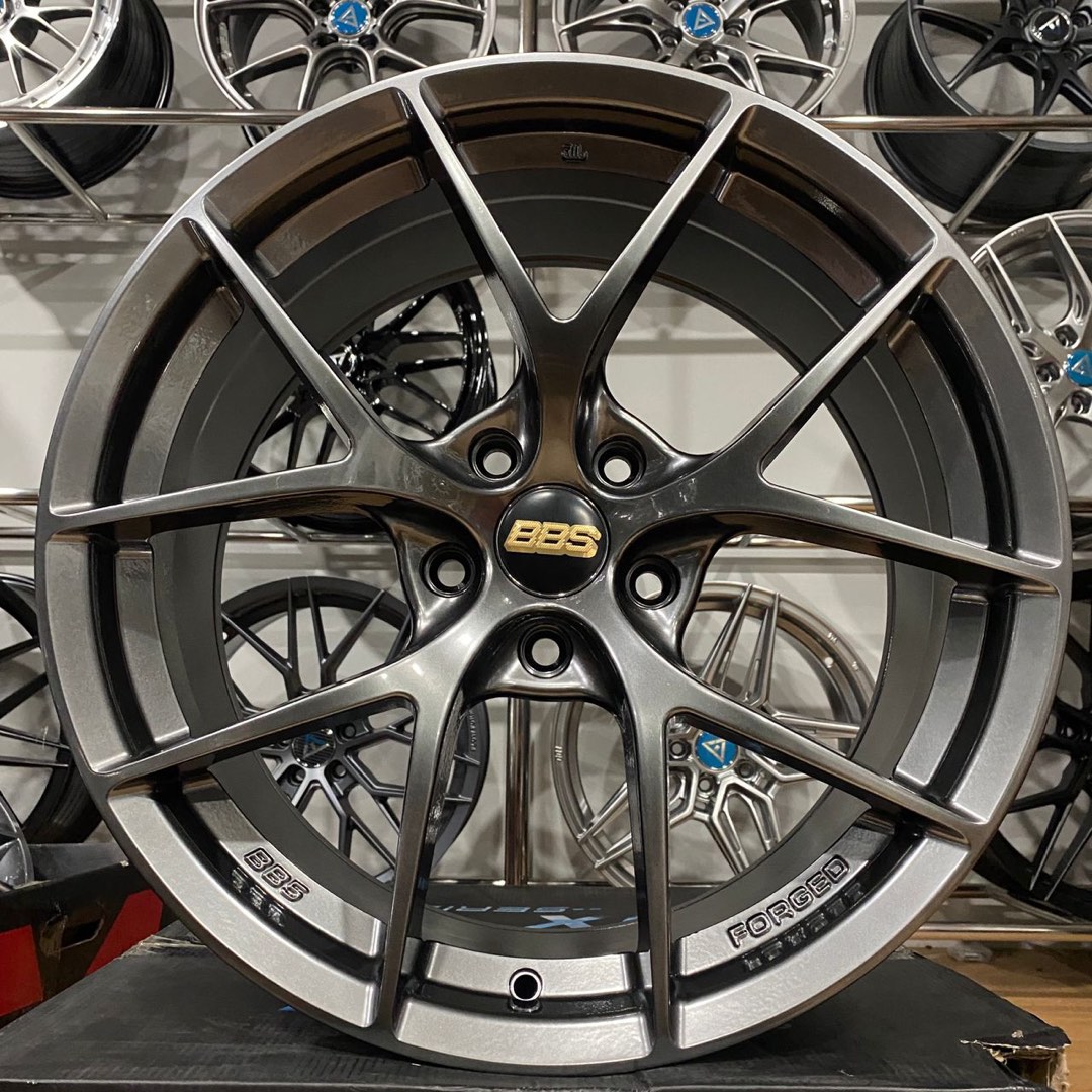 18’ BBS RIA design sport rim 5x112 5x114.3, Car Accessories, Tyres & Rims on Carousell