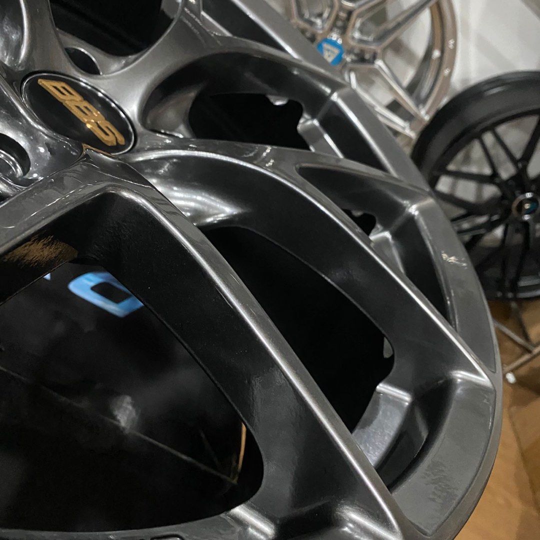 18’ BBS RIA design sport rim 5x112 5x114.3, Car Accessories, Tyres & Rims on Carousell