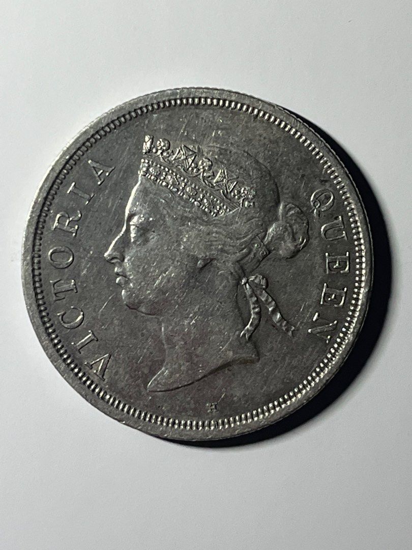 1900 Straits settlement Queen Victoria 50cent coin, Hobbies & Toys, Memorabilia & Collectibles ...