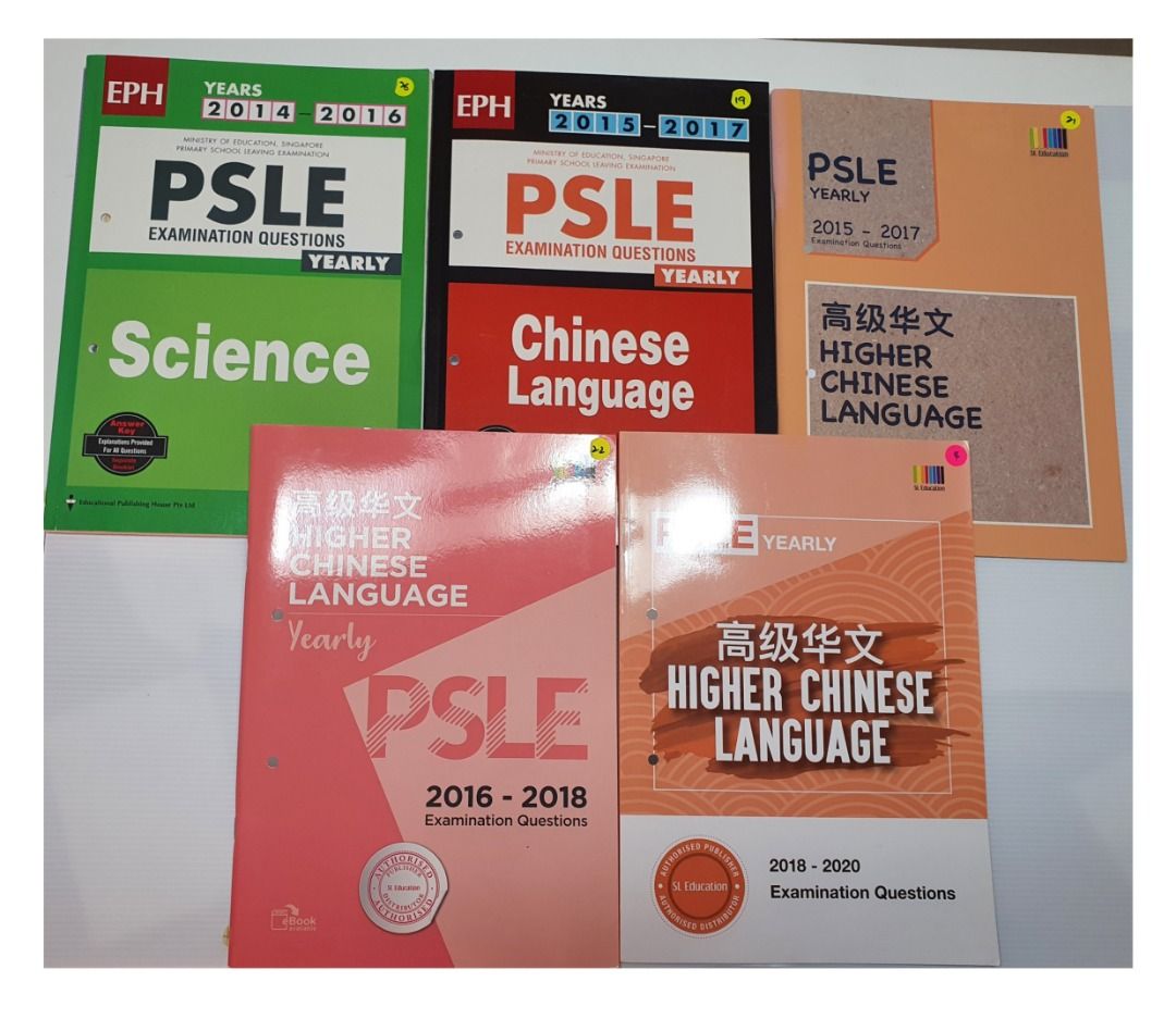 2014-2020 PSLE Past Year Exam Questions, Hobbies & Toys, Books ...