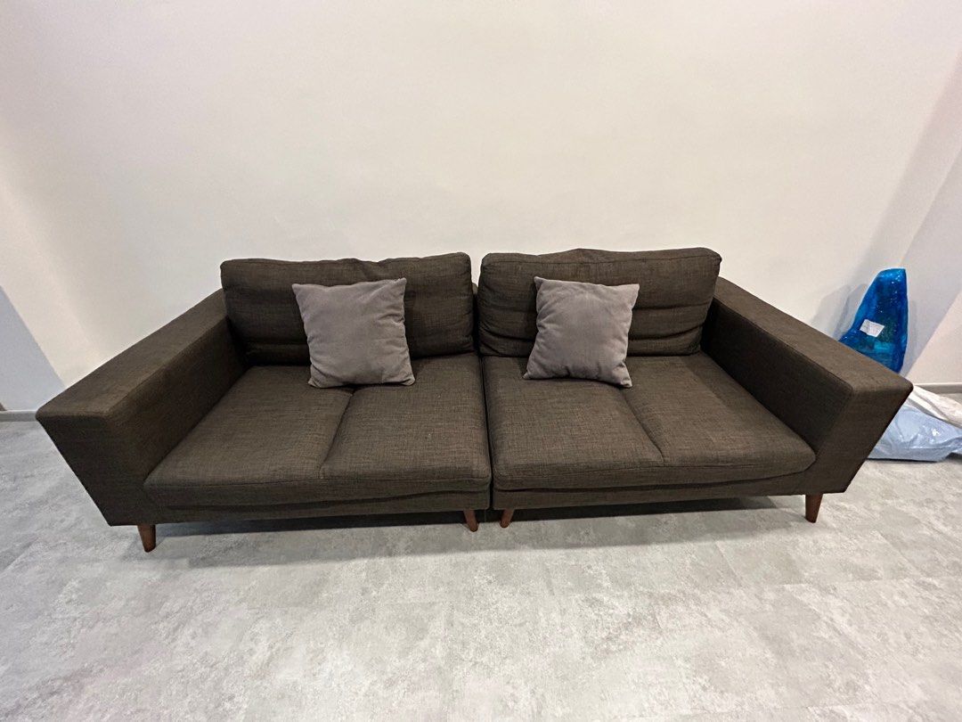 2.4m 4 seater luxury Sofa, Furniture & Home Living, Furniture, Sofas on ...