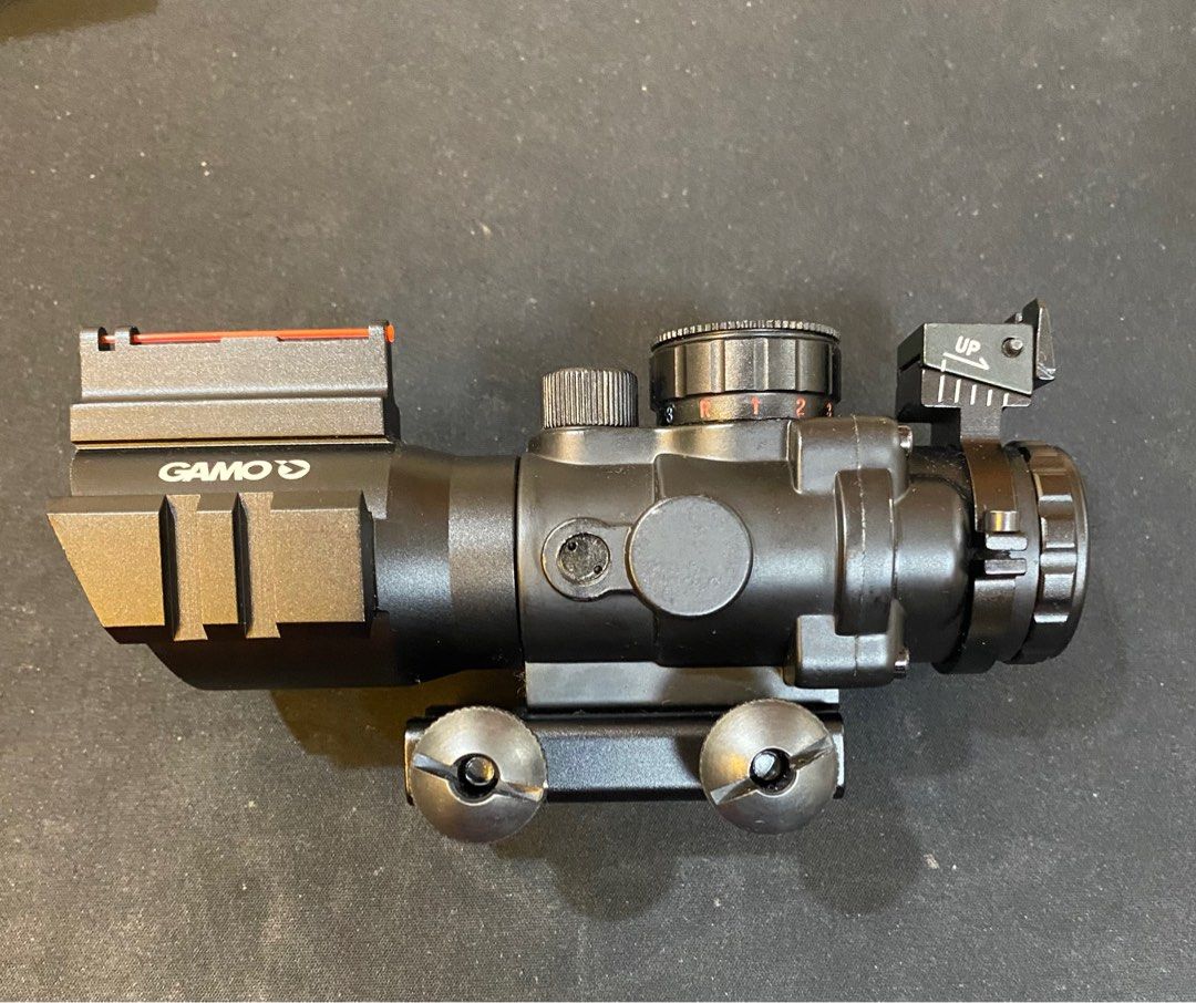 4x32 Compact Rifle Scope With Fiber Optic Sight on Carousell