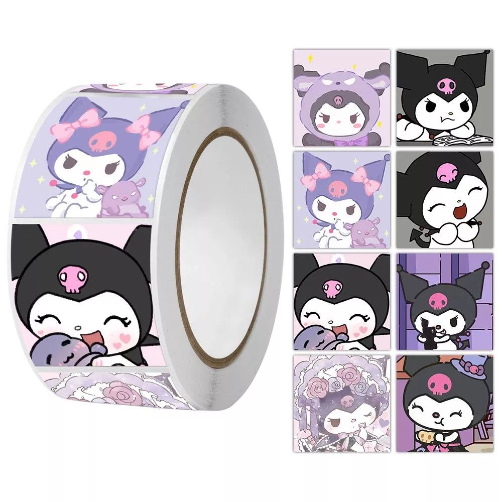 (500pcs) Kuromi Mini Sticker Roll, Hobbies & Toys, Stationary & Craft, Other Stationery & Craft ...
