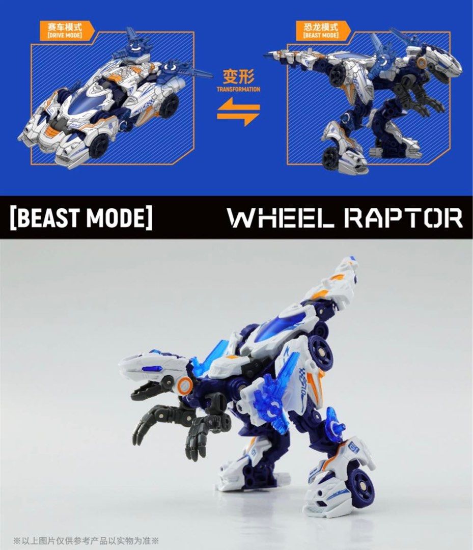 52toys Beast Drive Wheel Raptor with Bonus, Hobbies & Toys, Toys ...