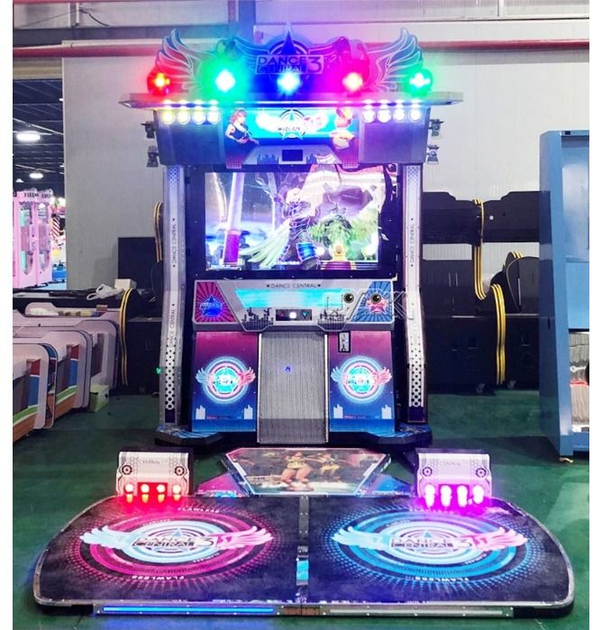 55" Dance Central 3 Coin Operated Games Dance Revolution Arcade Machine ...