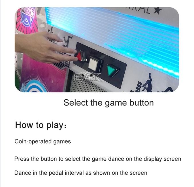 55" Dance Central 3 Coin Operated Games Dance Revolution Arcade Machine ...