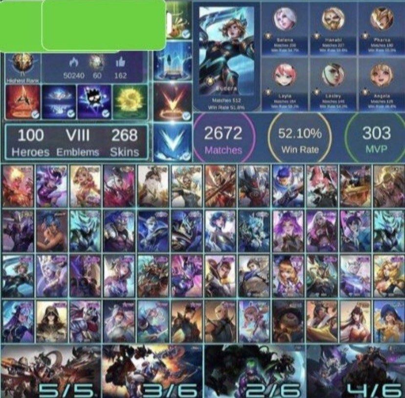 8 COLLECTOR,XAVIER JJK WTS/WTD MOBILE LEGEND ACCOUNT(MLBB), Video ...