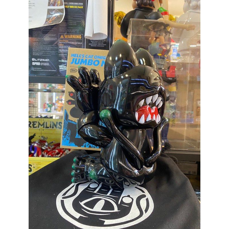 「議價不回 無誠勿擾」地獄貓 jumbo GRAPE BRAIN HELL'S CAT ONIGIRI 塘膠 公仔 日本製, 興趣及遊戲 ...