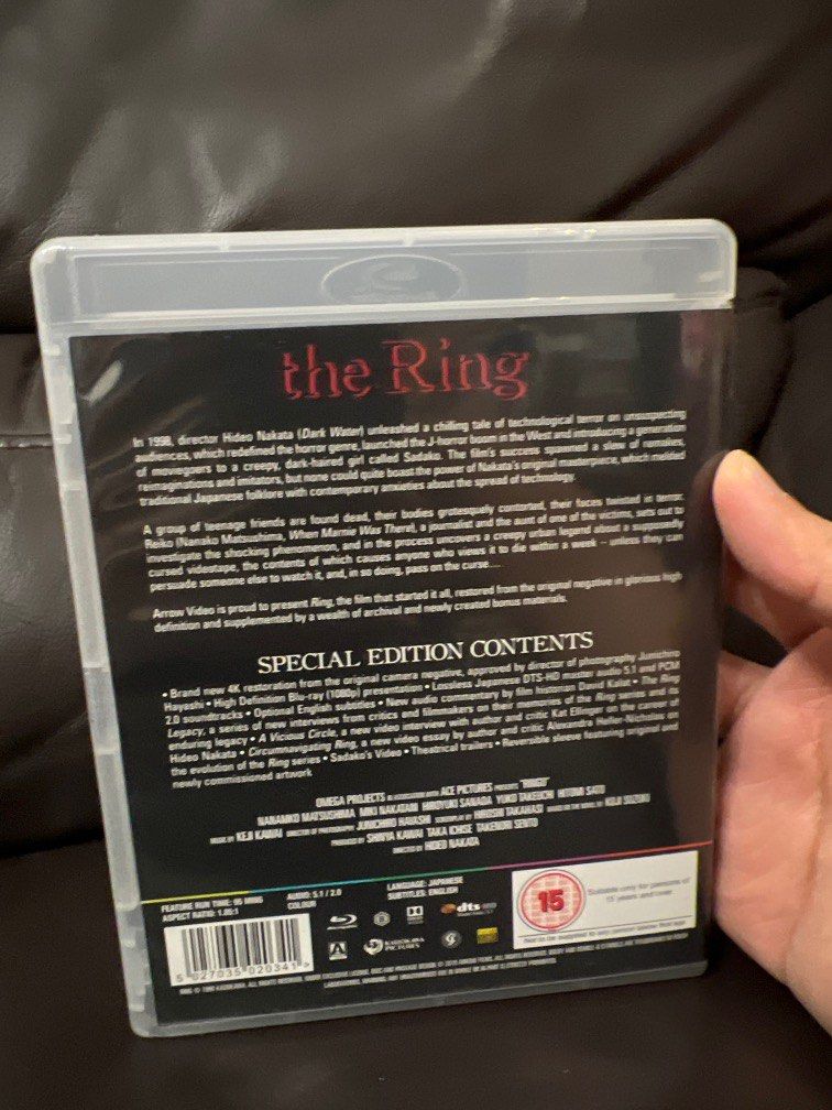 ( Bluray ) The Ring - ARROW Label Blu-ray, Hobbies & Toys, Music & Media, CDs & DVDs on Carousell