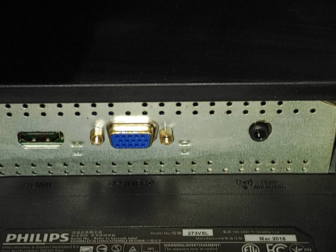 娛樂絕佳享受 PHILIPS 飛利浦273v5lhsb 273v5 27吋平面 IPS廣視角 不閃屏護眼 電腦螢幕, 電腦及科技產品, 電腦 ...