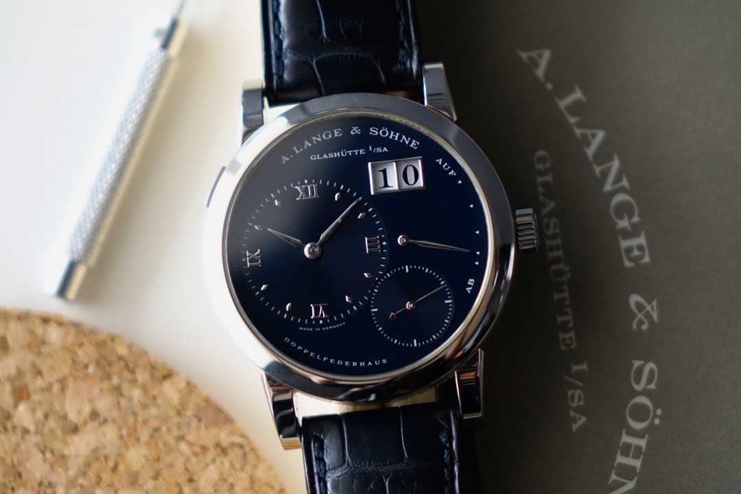 A. Lange & Sohne Lange 1 191.027 Blue dial (first Gen), Luxury, Watches on Carousell