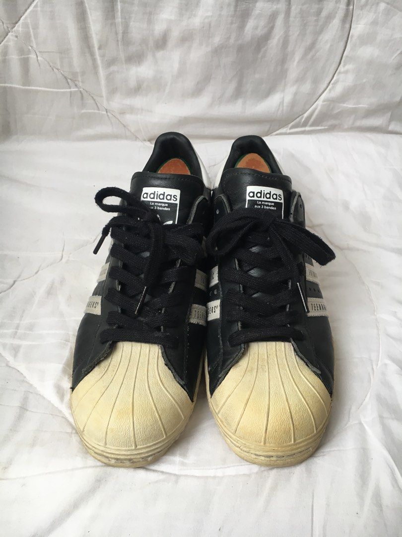 ADIDAS SUPERSTAR X HUMAN MADE BLACK, Men's Fashion, Footwear, Sneakers ...
