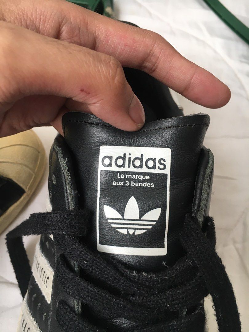 ADIDAS SUPERSTAR X HUMAN MADE BLACK, Men's Fashion, Footwear, Sneakers ...