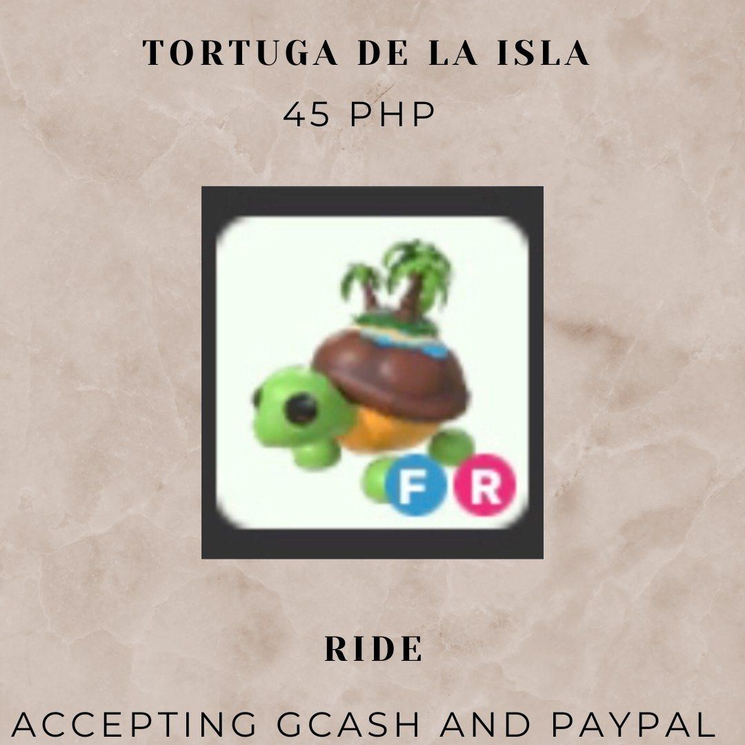 Adopt Me Pets | Tortuga De La Isla, Video Gaming, Gaming Accessories ...