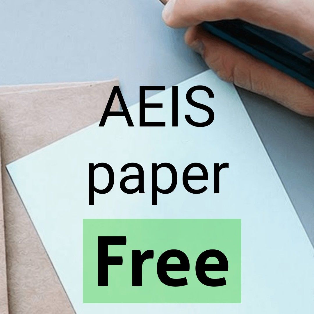 Aeis paper, Hobbies & Toys, Books & Magazines, Assessment Books on ...
