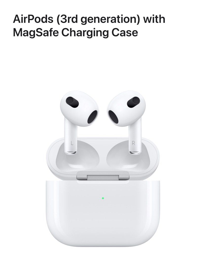 airpod (3rd gen) with lightning charging case, Mobile Phones & Gadgets ...