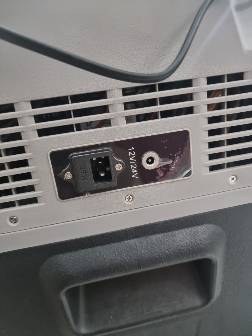 Alpicool battery portable fridge freezer refrigerator trolley wheels ...