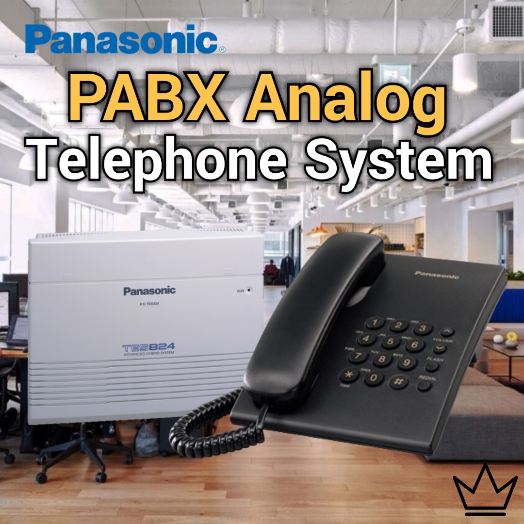 Analog Telephone System PABX | SMB Office Telephony System Panasonic Up ...