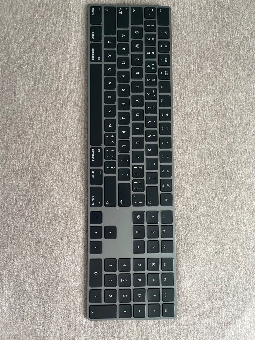 Apple Magic Keyboard with Numeric Keypad - Black (year 2017) on Carousell