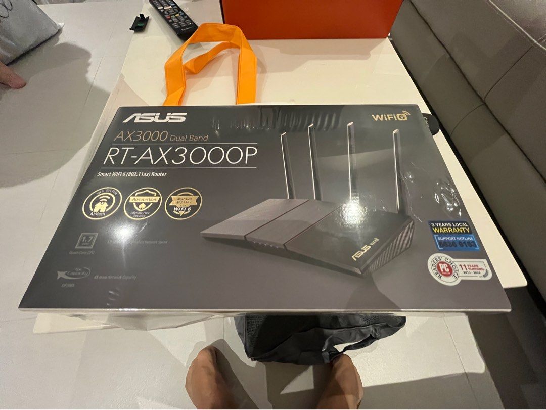 Asus RT-AX3000P Router, Computers & Tech, Parts & Accessories ...