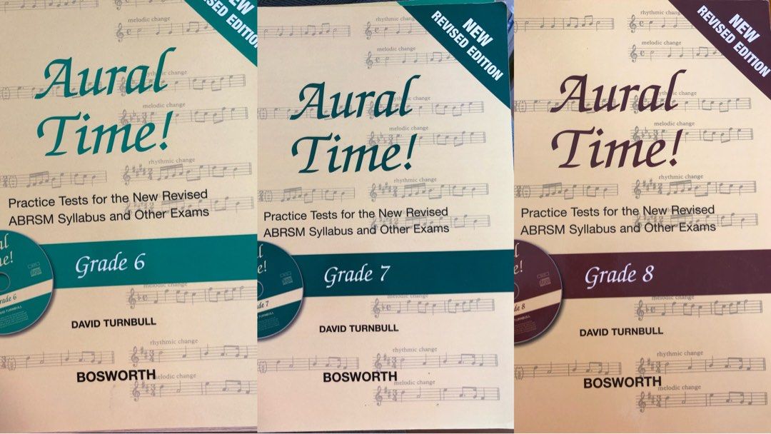 Abrsm Aural time grade 6,7 &8, 興趣及遊戲, 書本 & 文具, 教科書 - Carousell