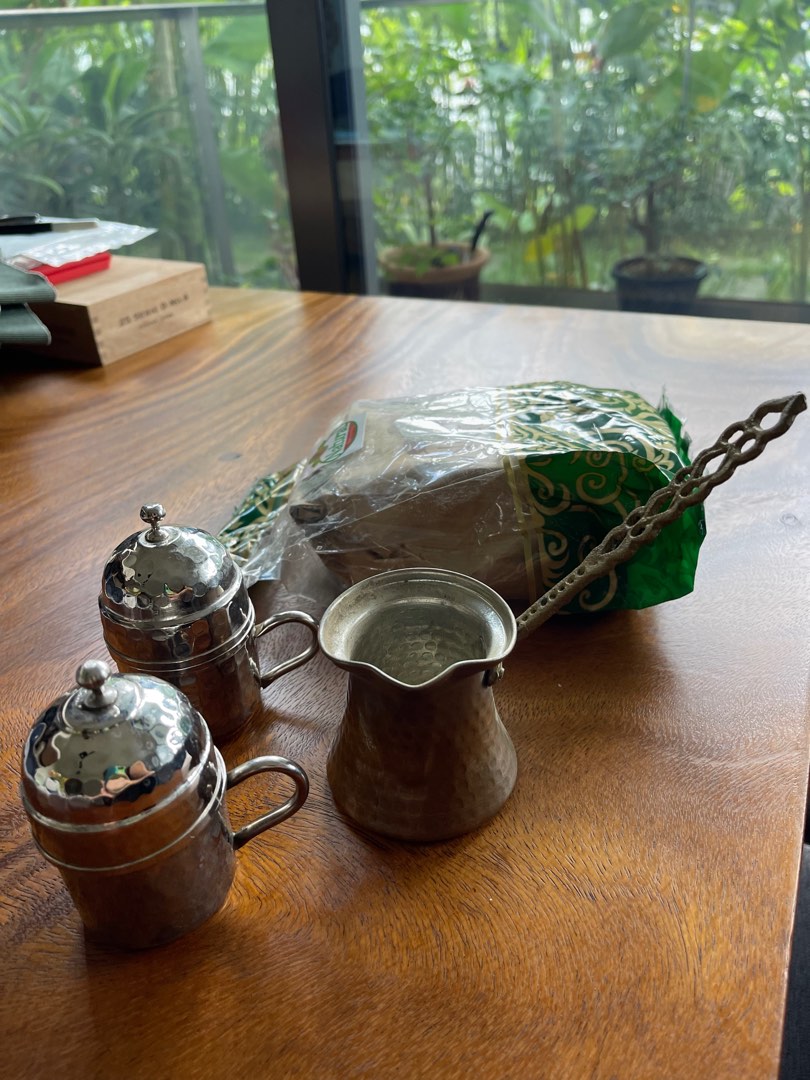 Authentic Turkish Coffee Set, Furniture & Home Living, Kitchenware ...
