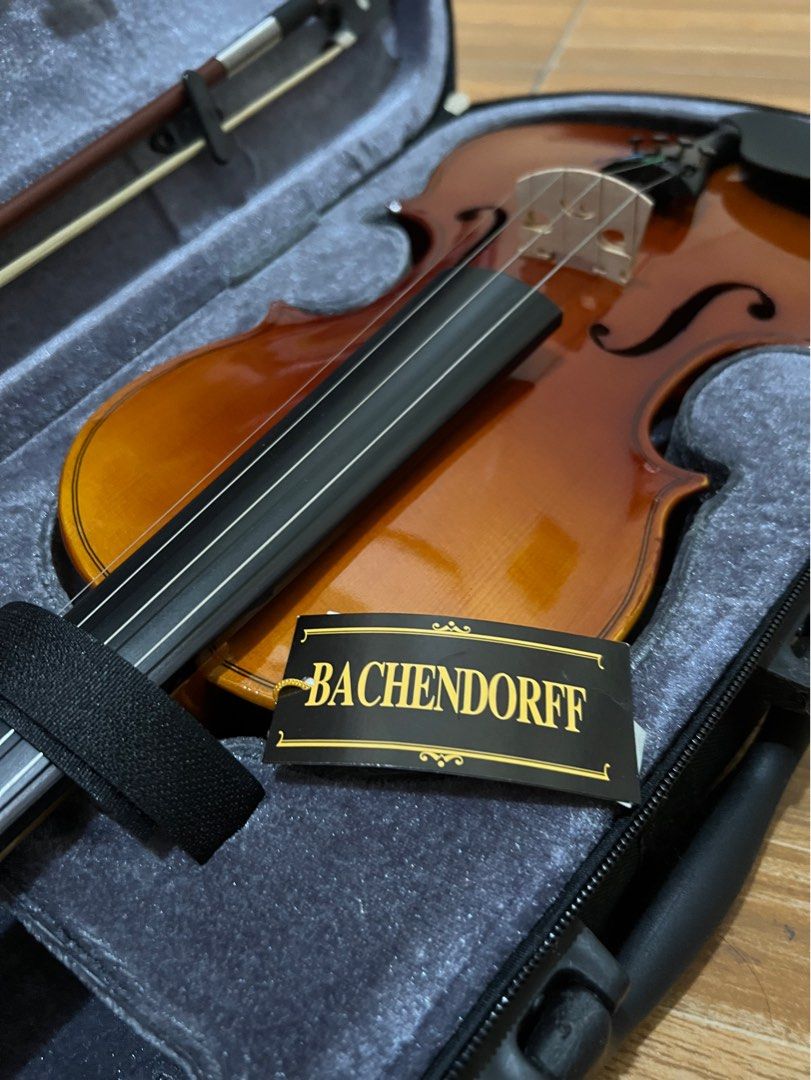BACHENDORFF 4/4 ACOUSTIC VIOLIN, Hobbies & Toys, Music & Media, Musical ...