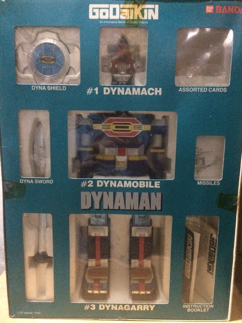 Bandai.. godaikin.. dynaman robot and its carrier, Hobbies & Toys, Toys ...