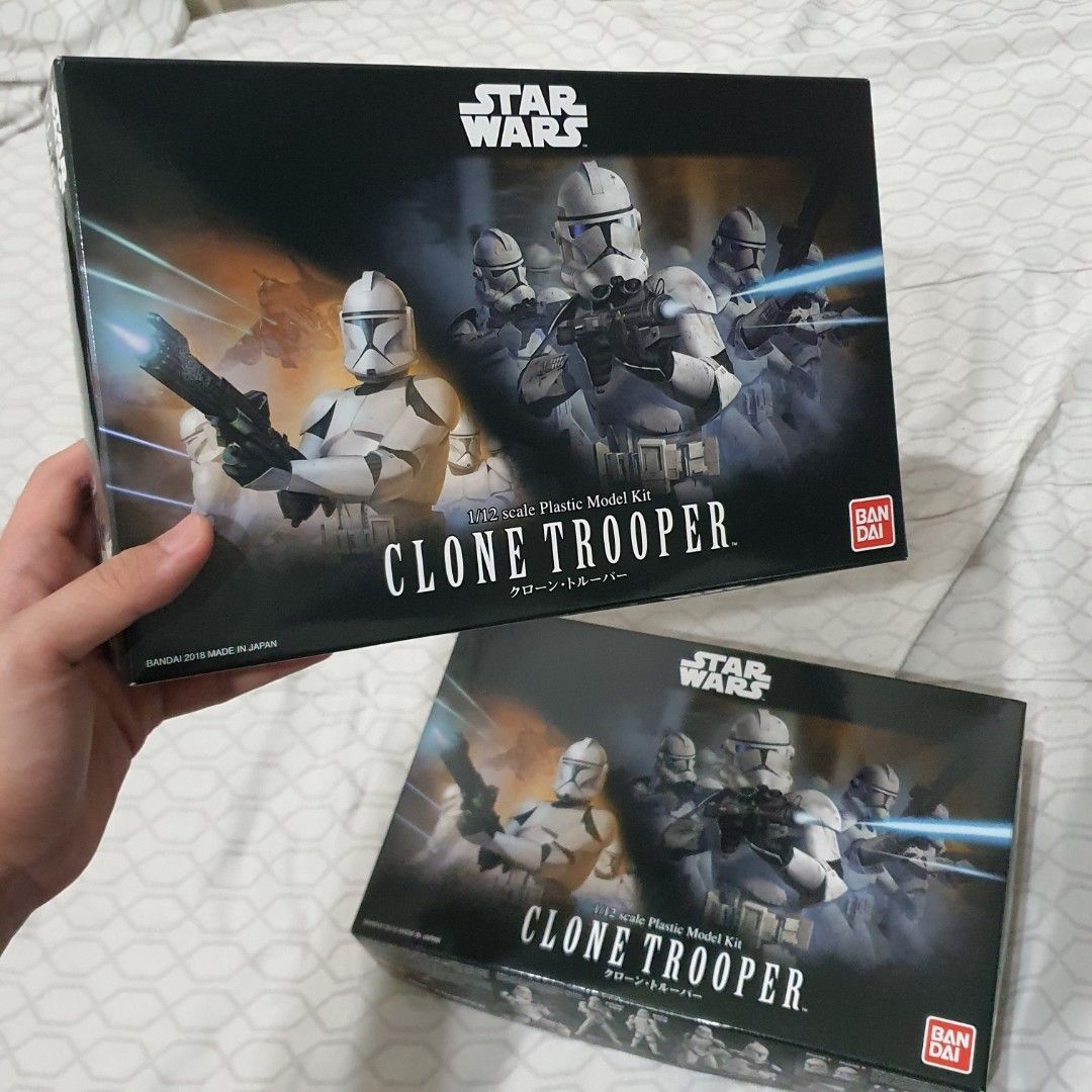 Bandai Star Wars Clone Trooper Model Kit on Carousell