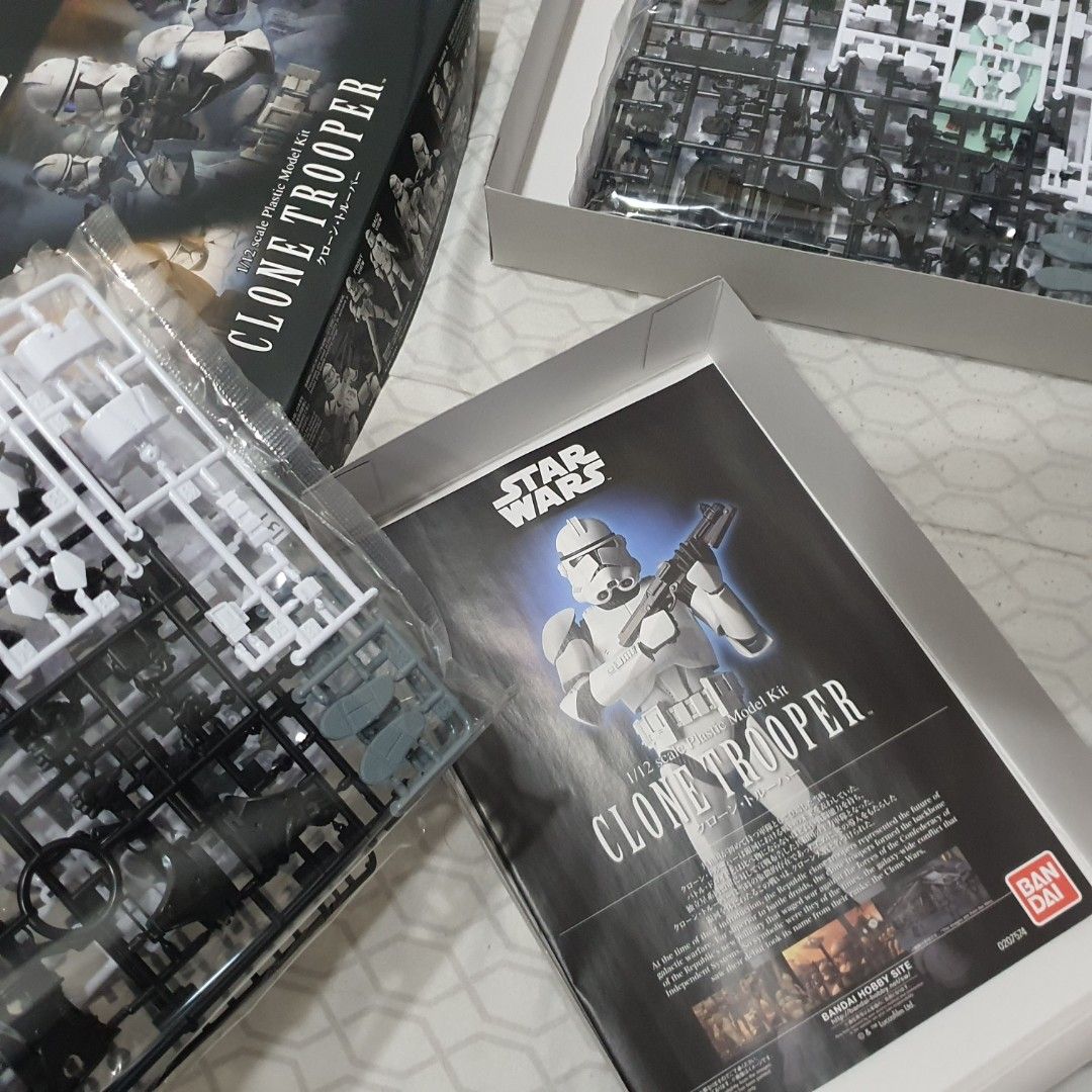 Bandai Star Wars Clone Trooper Model Kit on Carousell
