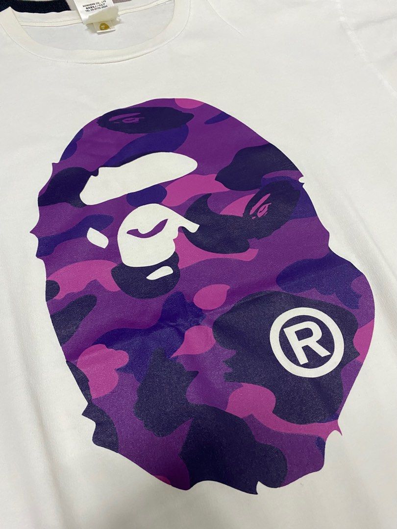 Bape Big Head Mirror Tee, Men's Fashion, Tops & Sets, Tshirts & Polo ...